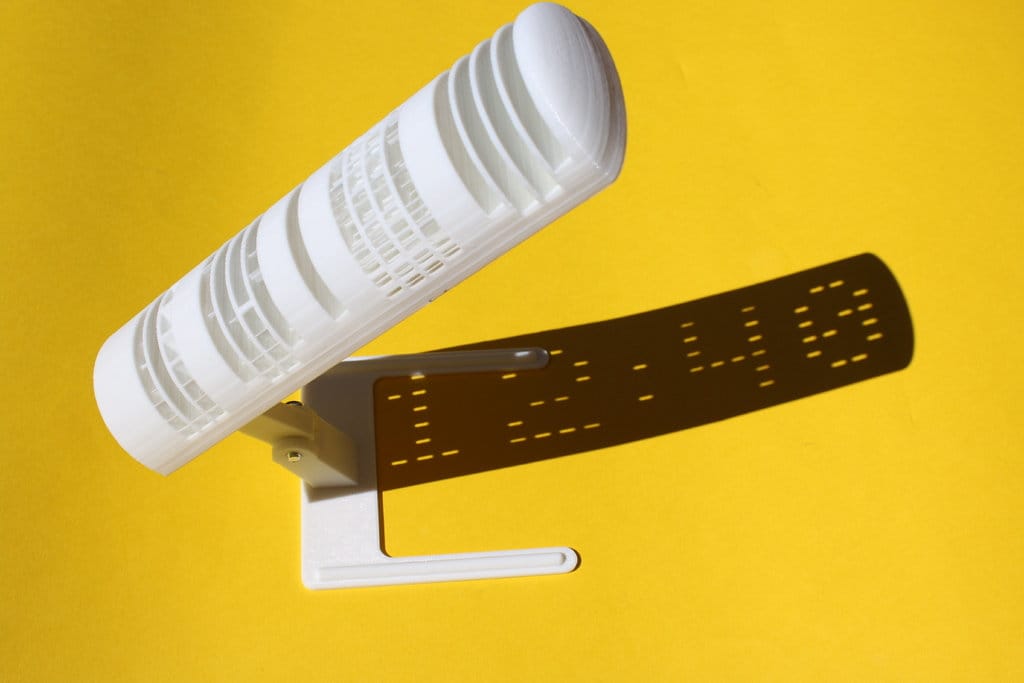 Digital Sun Clock for 3d Printer Dijital Sundial Digital Stl File for ...