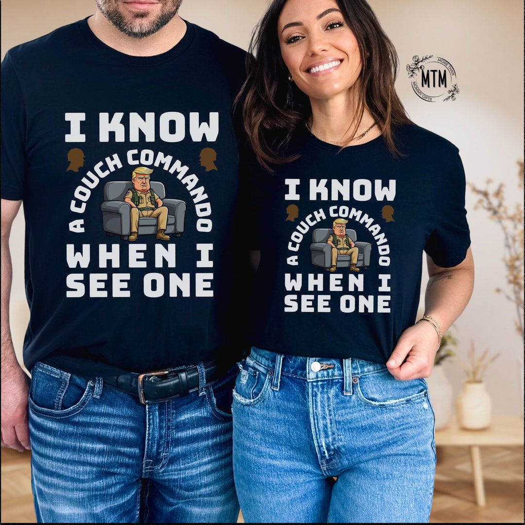 Jason Crow Couch Commando Shirt, US Trump Army Leader Tee Shirt ...