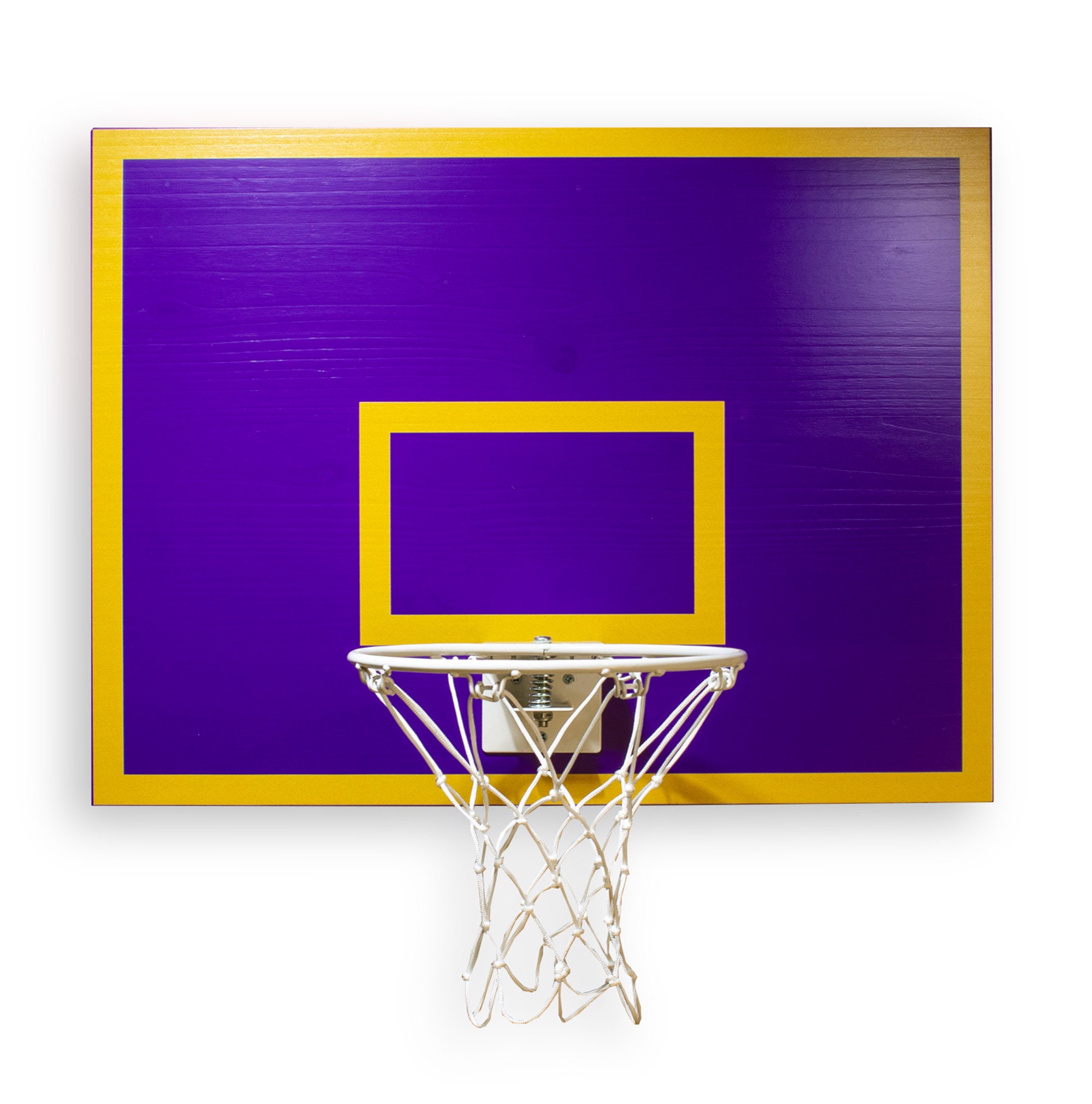 Solid Wood Mini Basketball Hoop Set: Pro League Wall Decor - Etsy