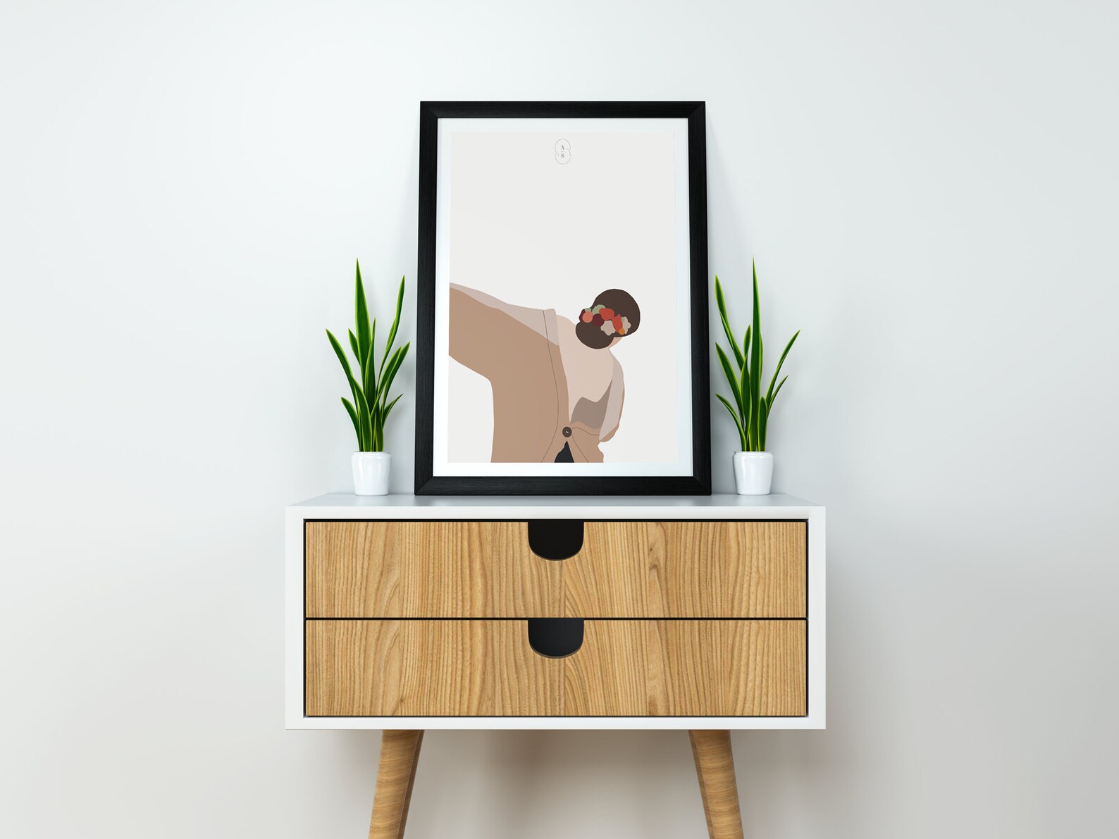 Original Handmade Digital Printable Wall Art Illustration. Minimal ...