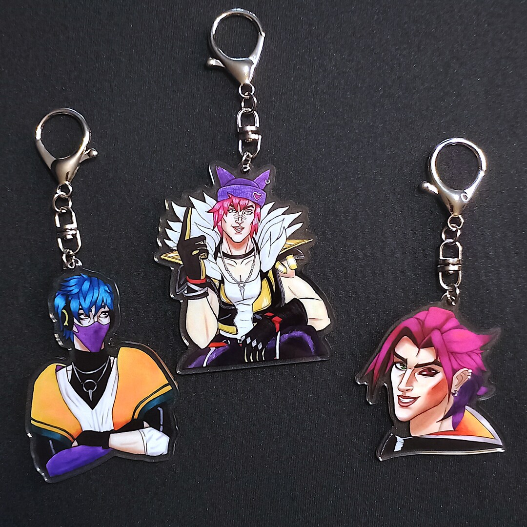 Heartsteel League of Legends Inspired Keychains - Sett, Kayn, Aphelios ...