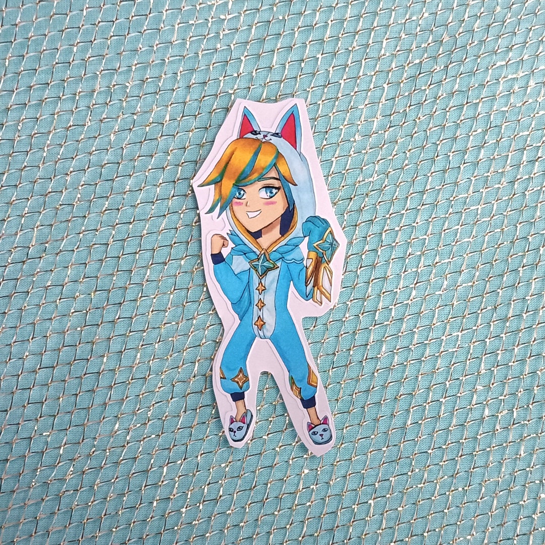 Pajama Guardian Ezreal League of Legends Inspired Sticker - Etsy