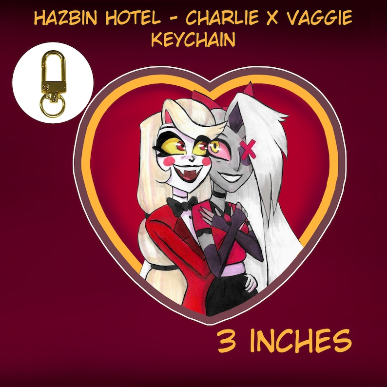 Hazbin Hotel Acrylic Keychains Preorder Angel Dust, Alastor, Husk ...