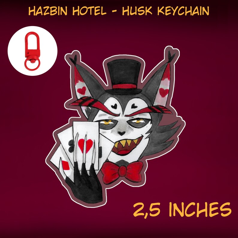 Hazbin Hotel Acrylic Keychains Preorder Angel Dust, Alastor, Husk ...