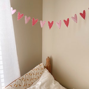 Printable Valentine's Day Garland, Heart Banner, Playroom Decor ...