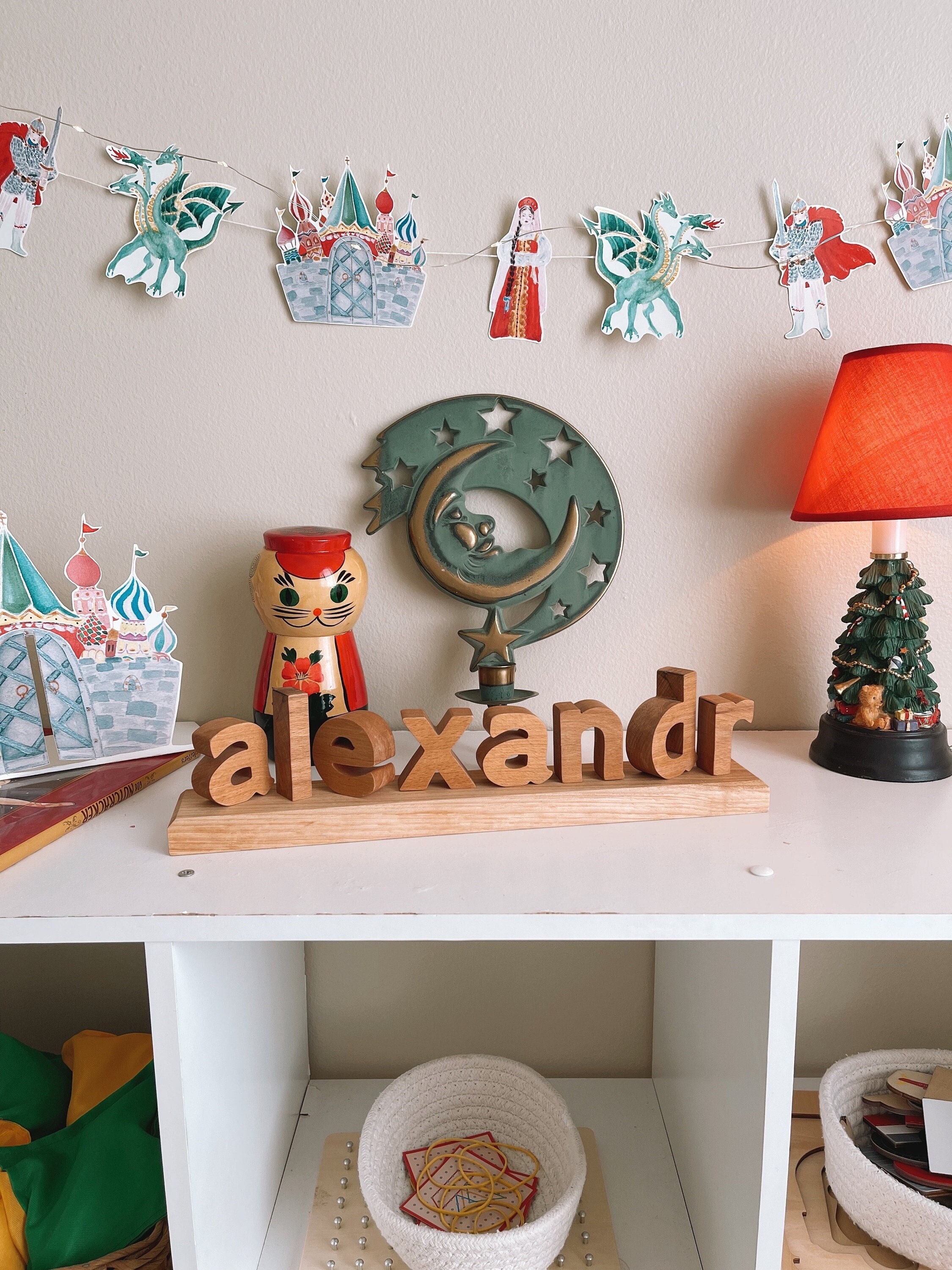 Folk Tale Printable Garland, Princess Dragon Banner, DIY Decoration ...