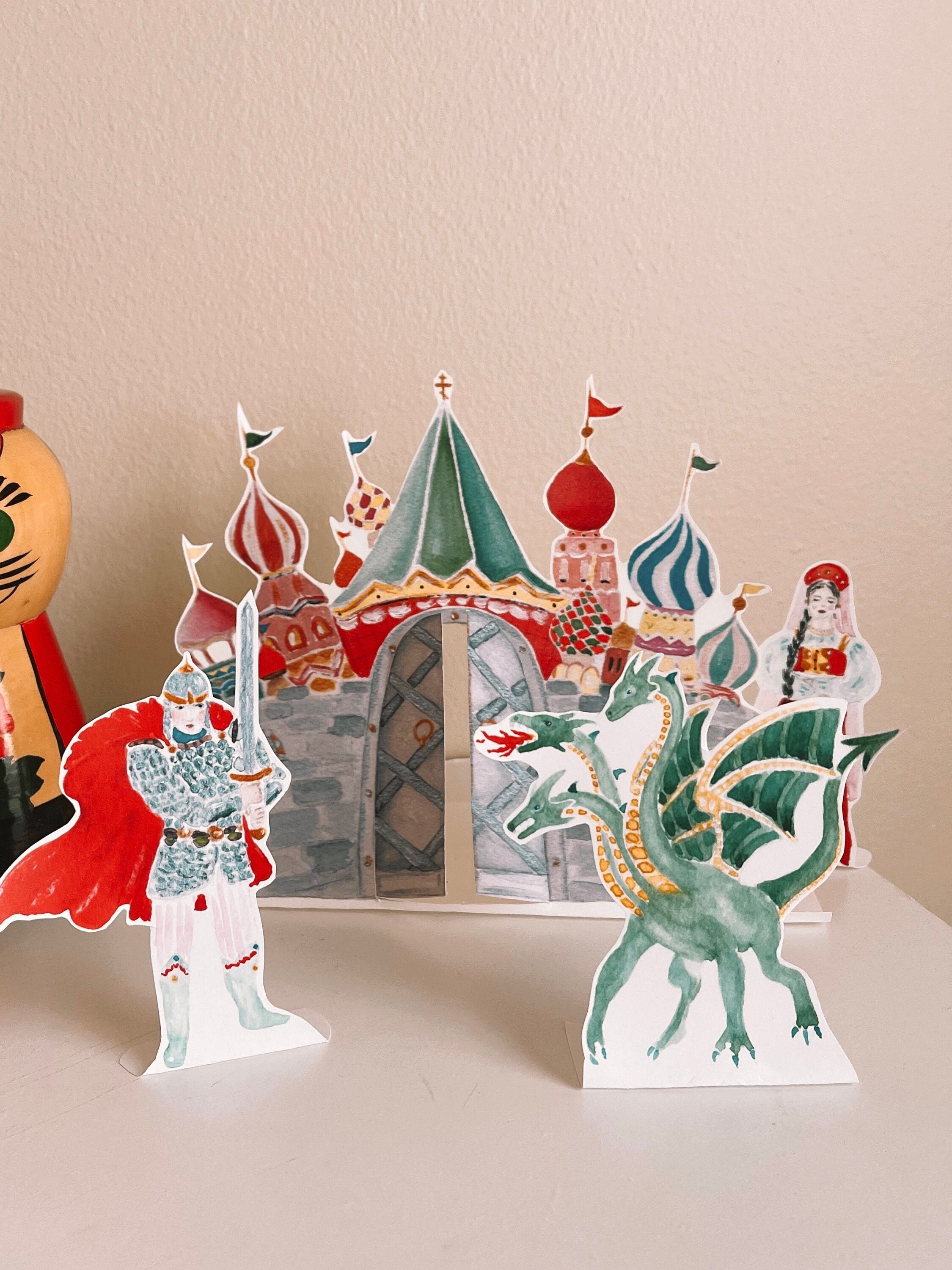 Digital Folk Play Set for Kids, Paper Dolls, DIY Toys, Printable ...