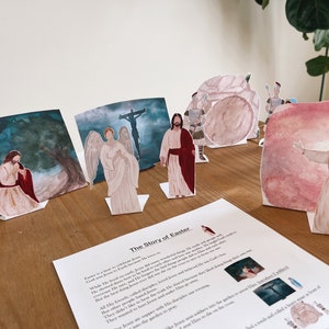 Easter Story Printable, Crucifixion, Resurrection of Jesus, Easter Kids ...