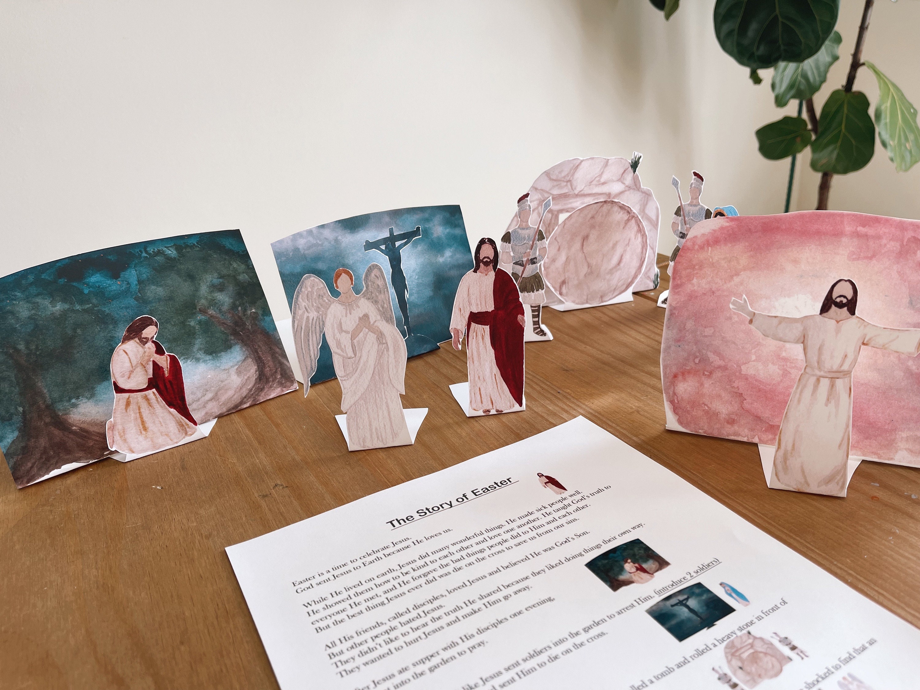 Easter Story Printable, Crucifixion, Resurrection of Jesus, Easter Kids ...