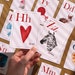 Printable Montessori Alphabet Cards, Watercolor Sound Cards, Classroom ...