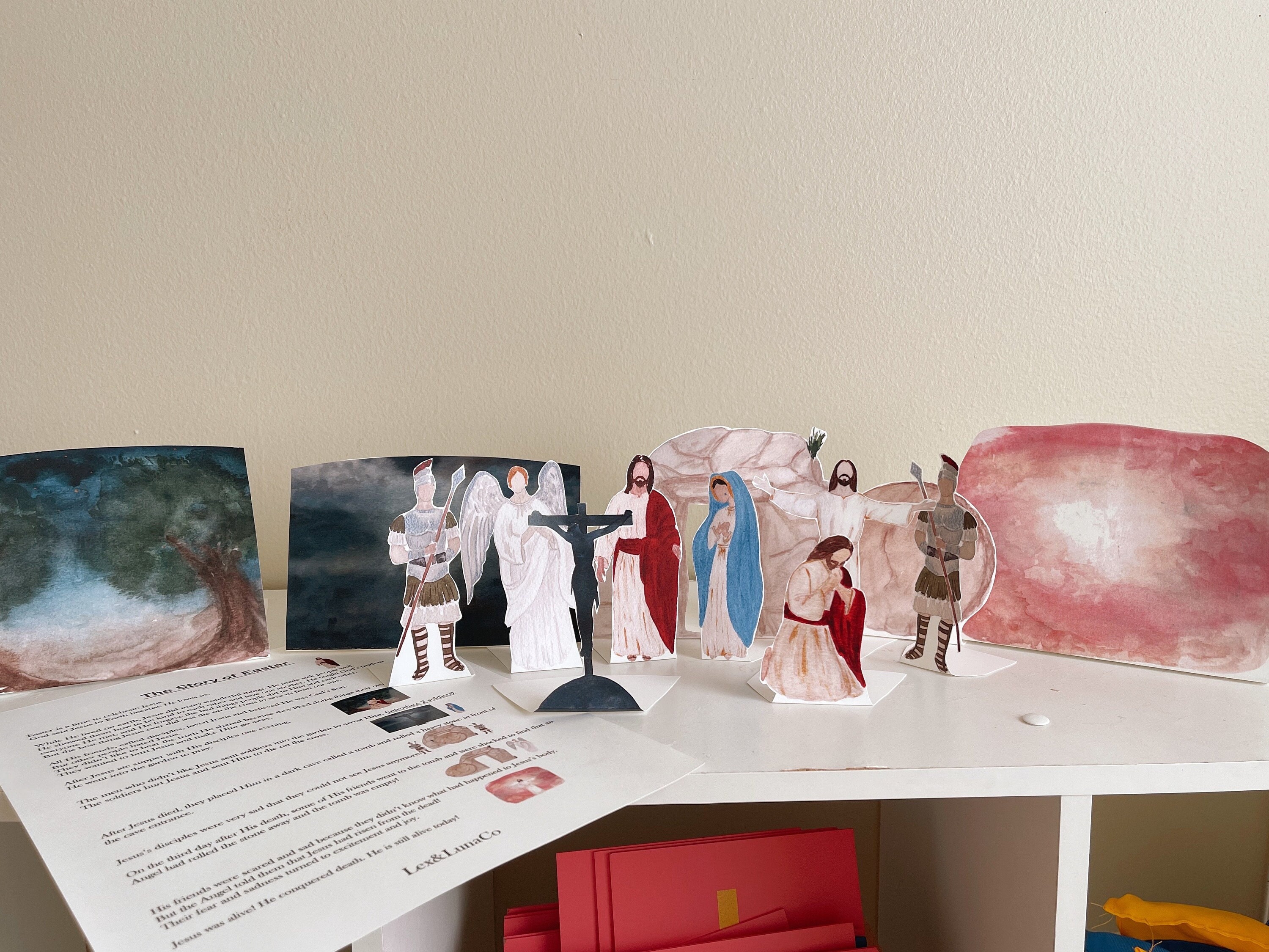 Easter Story Printable, Crucifixion, Resurrection of Jesus, Easter Kids ...