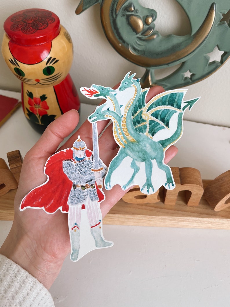 Folk Tale Printable Garland, Princess Dragon Banner, DIY Decoration ...