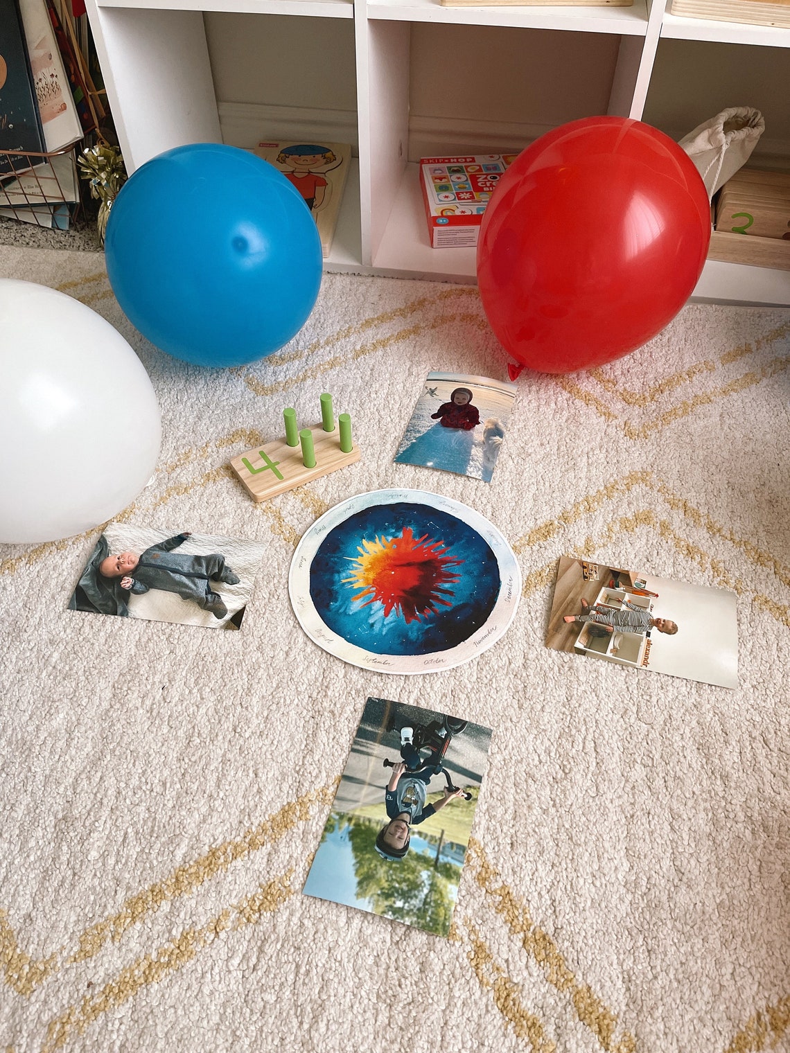 Montessori Birthday Walk Printable, Celebration of Life, Sun Mat ...