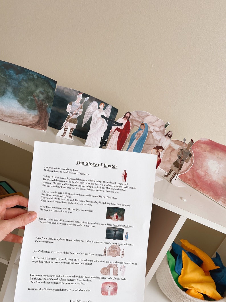 Easter Story Printable, Crucifixion, Resurrection of Jesus, Easter Kids ...