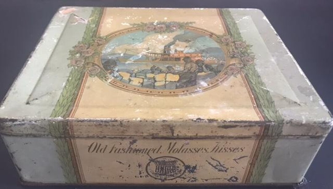 Vintage Old Fashioned Molasses Kisses Rectangular Box - Etsy