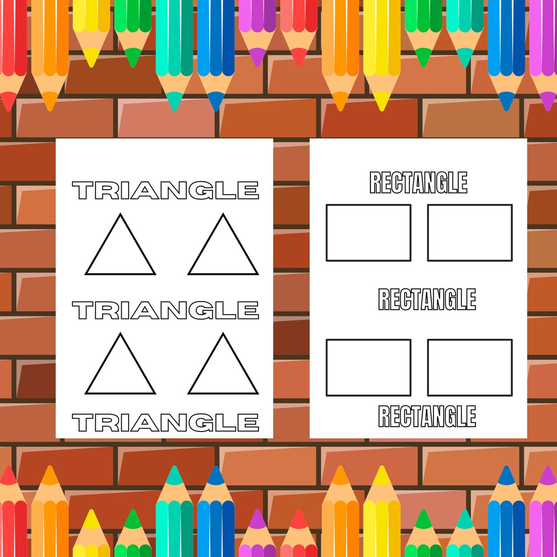10 Printable Basic Coloring Pages Kids Coloring Pages Shape Coloring ...