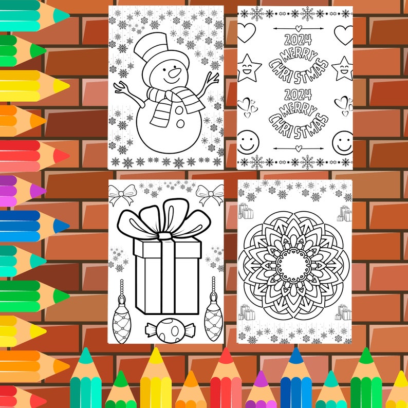 20 Printable Christmas Coloring Pages Coloring Pages for Kids Christmas ...