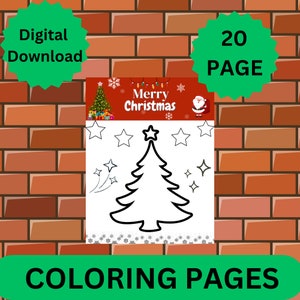 20 Printable Christmas Coloring Pages Coloring Pages for Kids Christmas ...