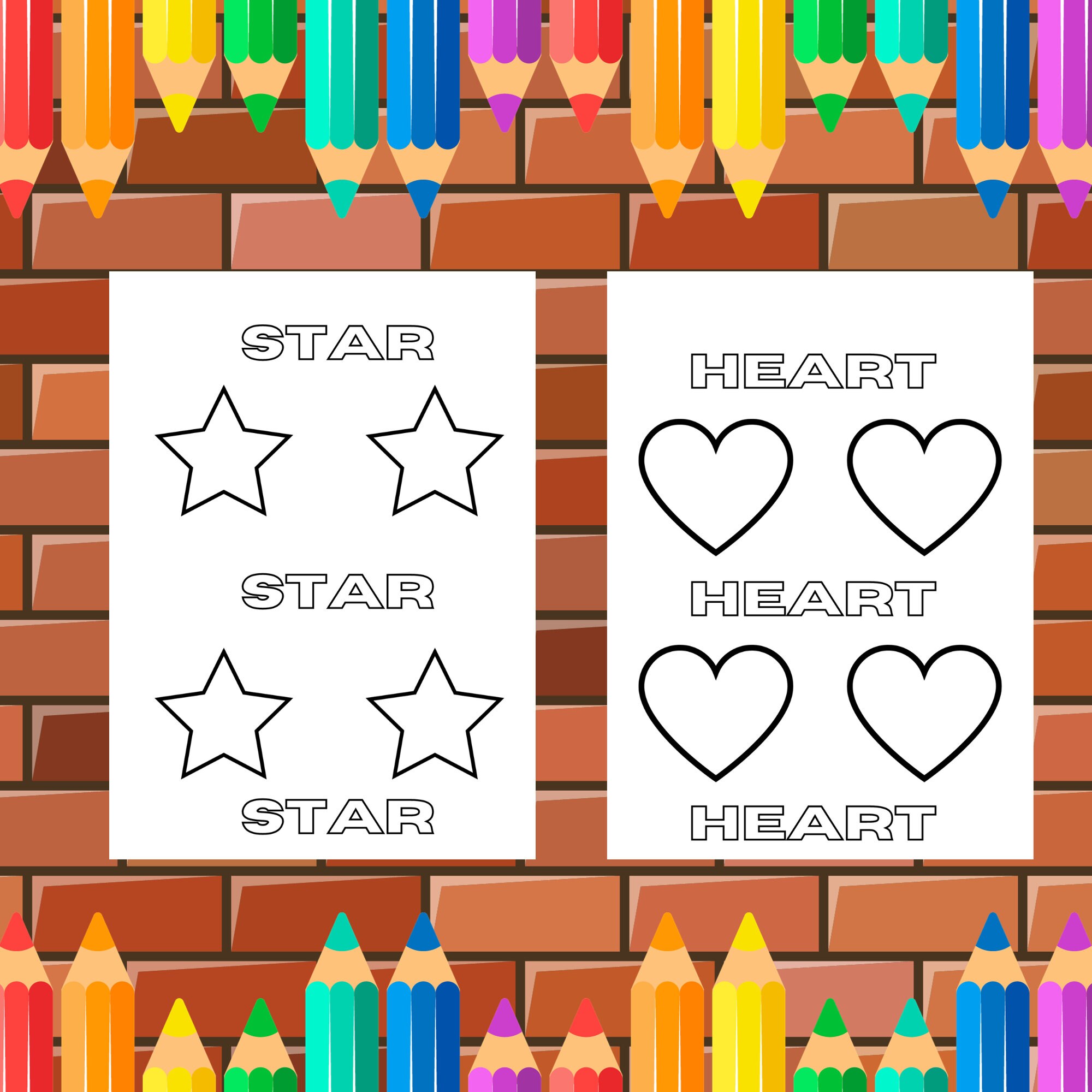 10 Printable Basic Coloring Pages Kids Coloring Pages Shape Coloring ...