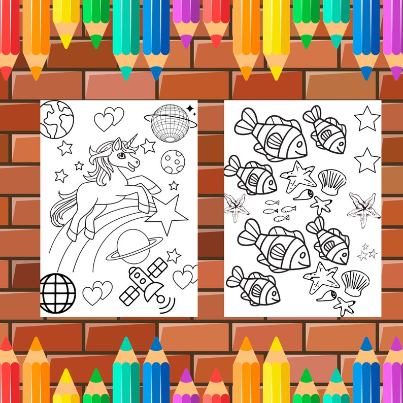 10 Coloring Pages for Kids Fun Activities Printable Coloring Pages Kids ...