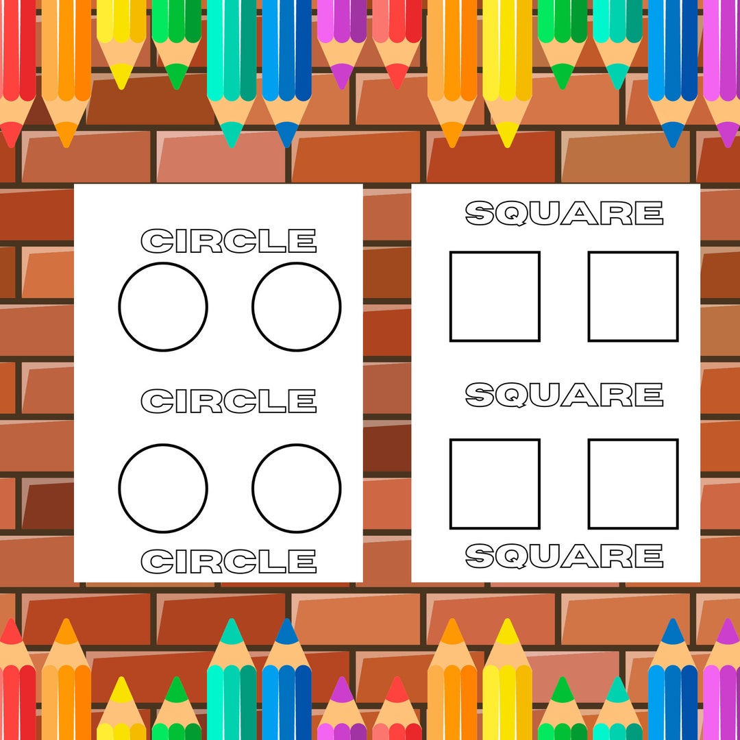 10 Printable Basic Coloring Pages Kids Coloring Pages Shape Coloring ...