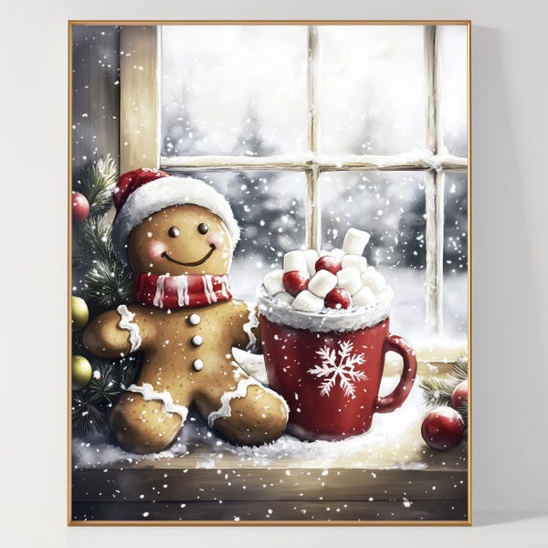 Gingerbread Wall Art - Etsy