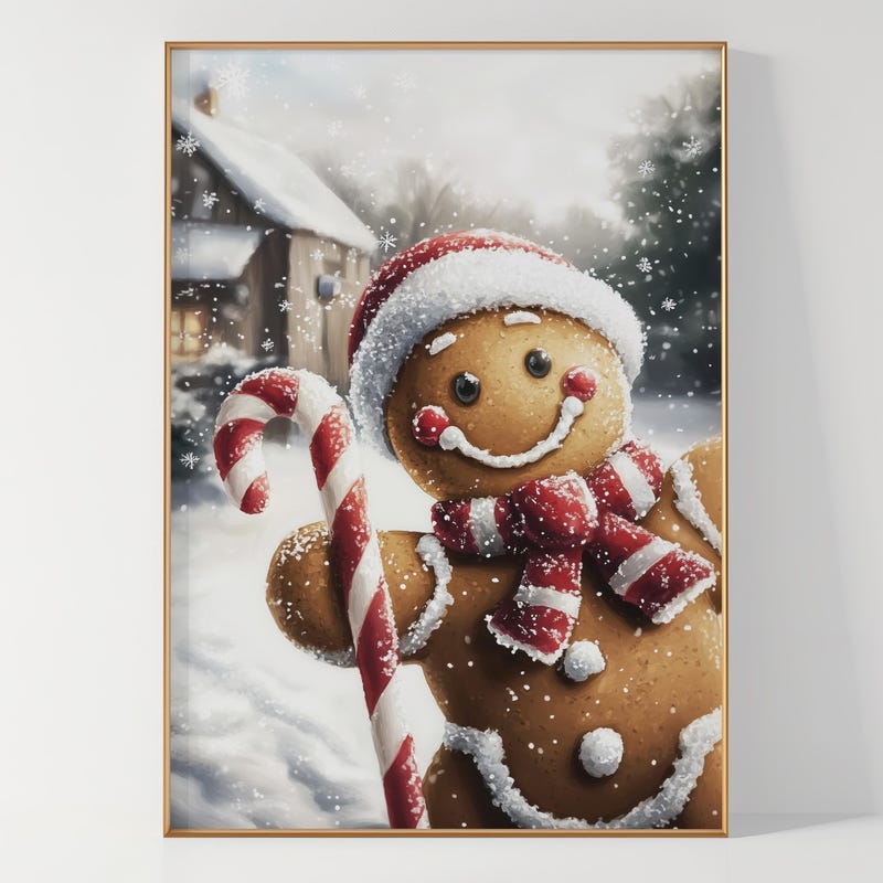 Gingerbread Man Kitchen Decor - Etsy