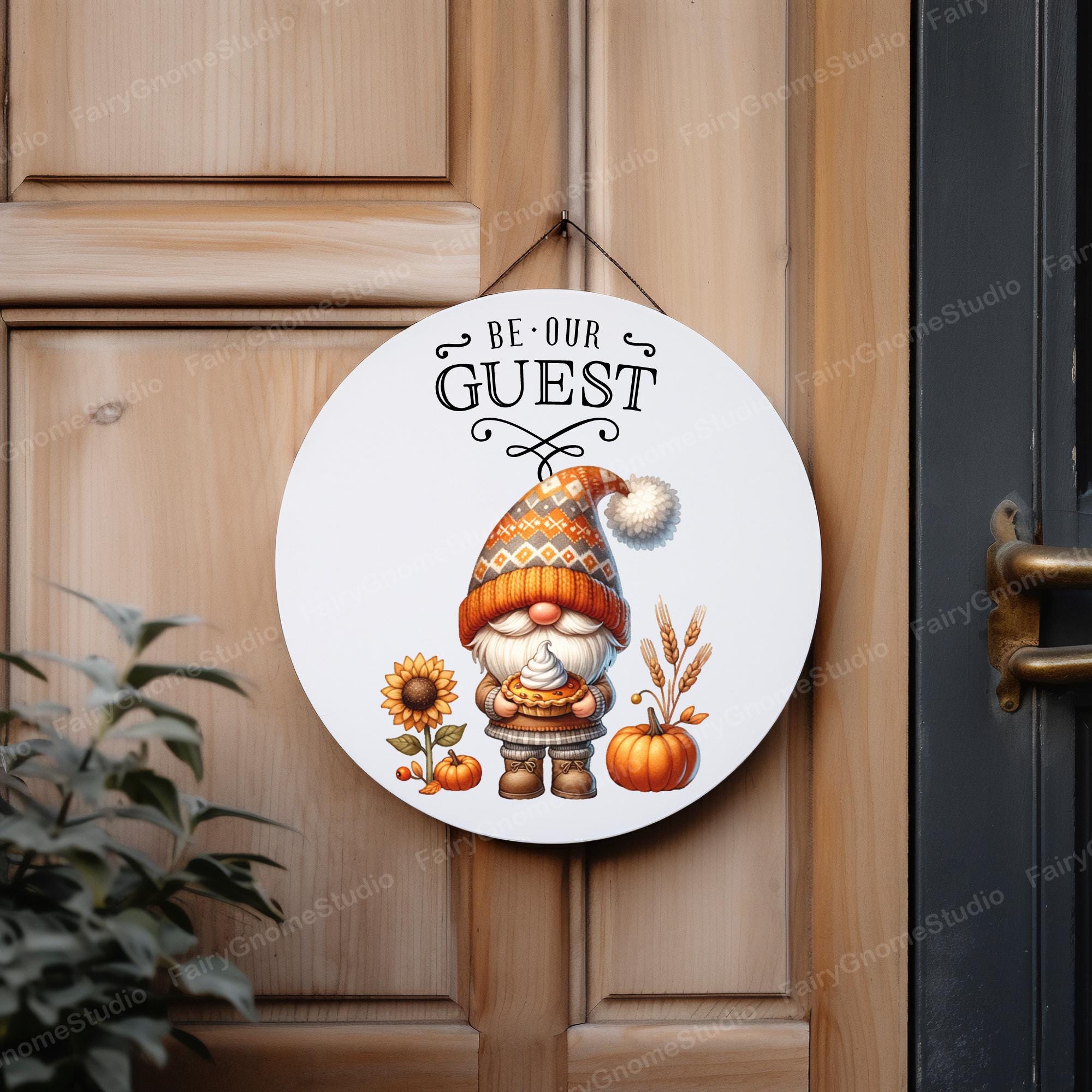 Watercolor Gnome Fall Clipart Bundle, Thanksgiving Pumpkin Pie ...