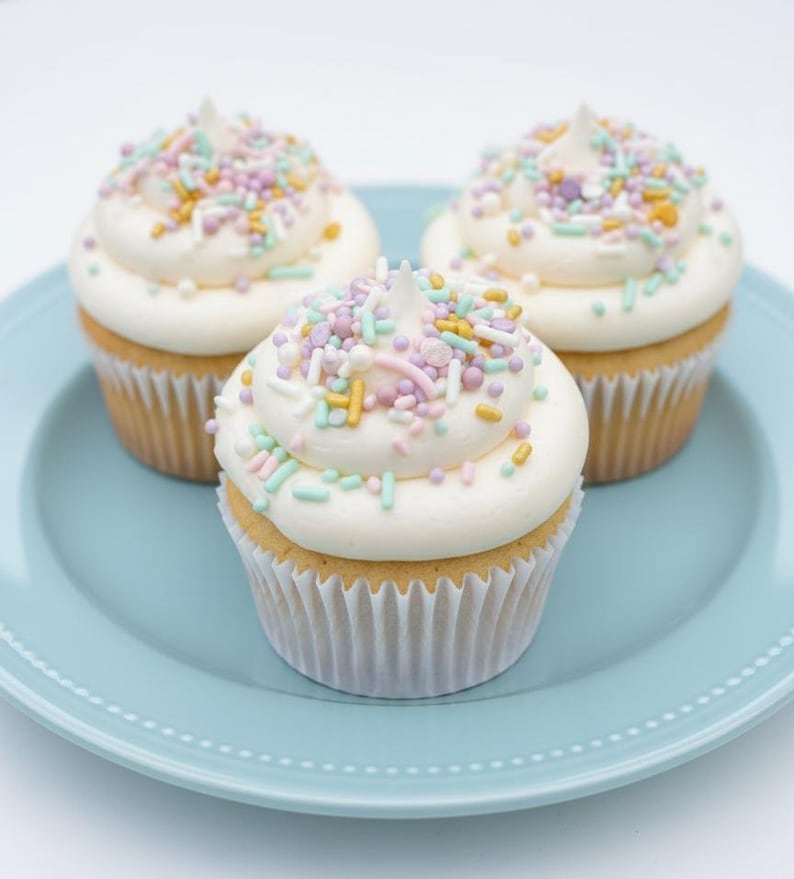 Custom Acrylic Toppers | Acrylic Cupcake Charms and Sprinkle Mix ...