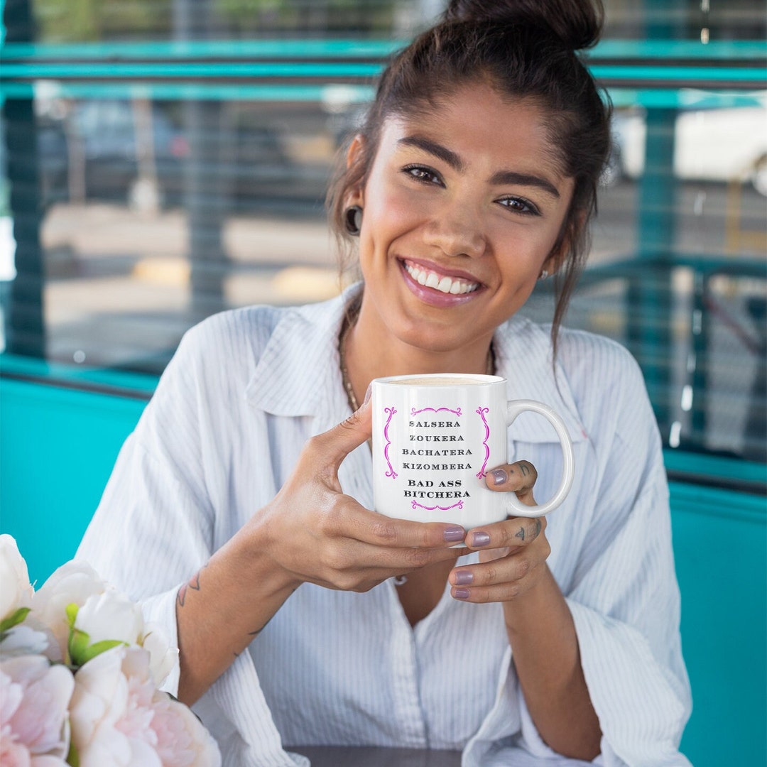 Funny Salsa Zouk Bachata Kizomba Dance Coffee Mug for Mom Daughter ...