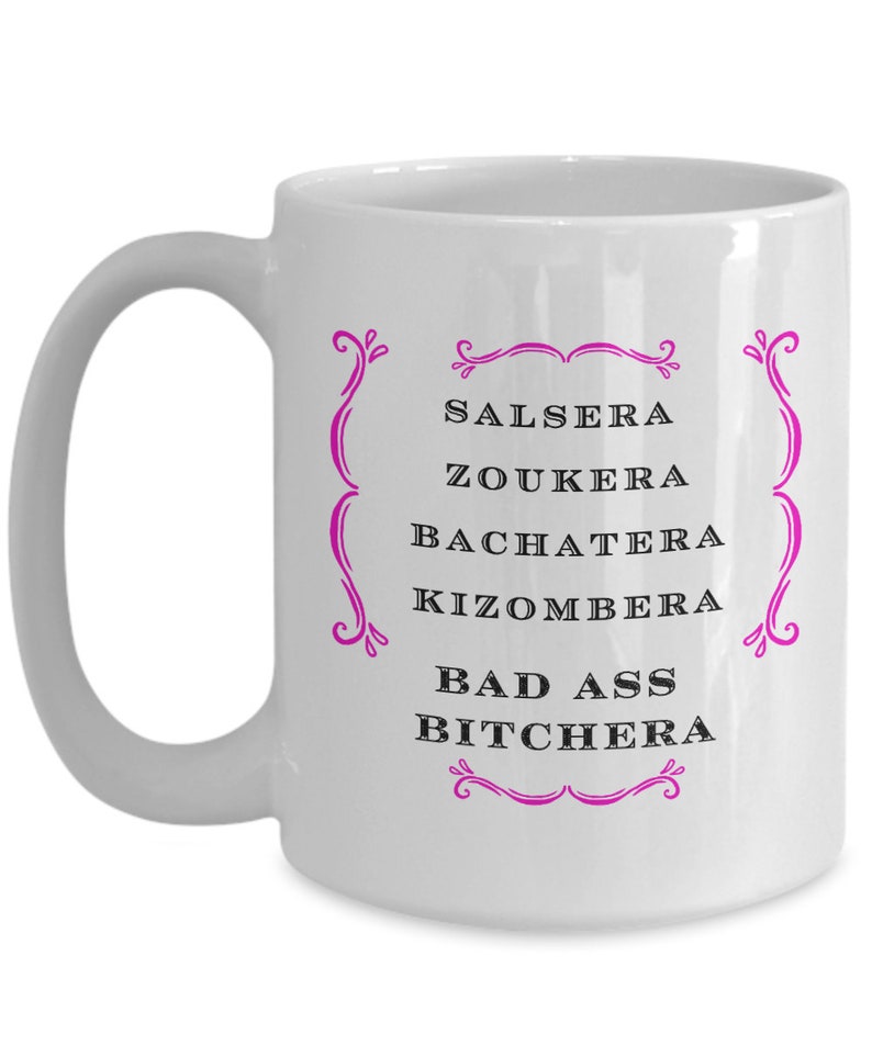 Funny Salsa Zouk Bachata Kizomba Dance Coffee Mug for Mom Daughter ...