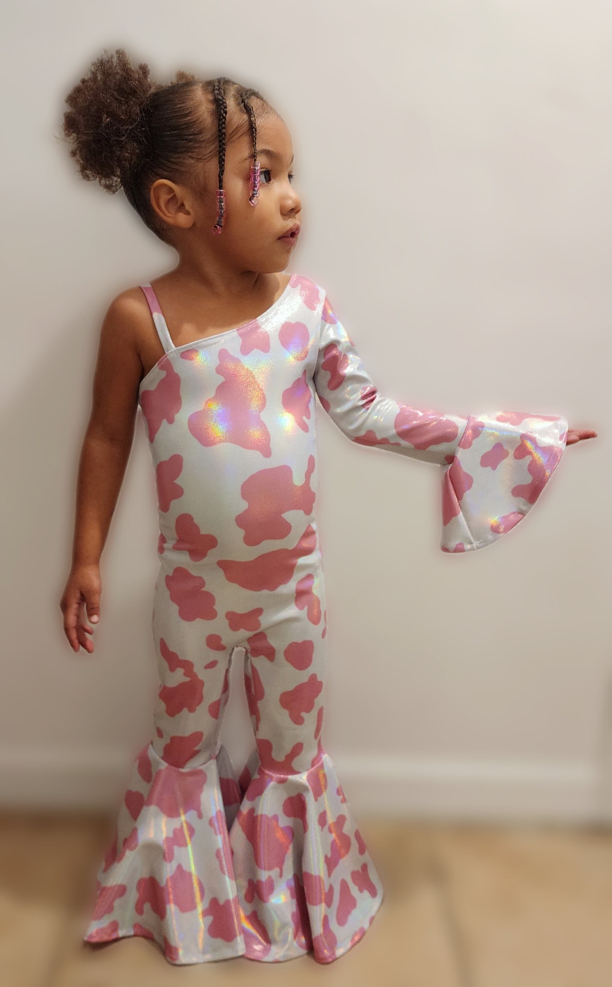 Cow Print, Cow Print Jumpsuit, Jumpsuit, Bell Bottom Jumpsuit, Birthday ...