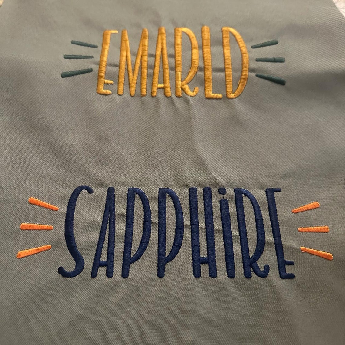 Sapphire Embroidery Font Digital Machine Embroidery Designs Files ...