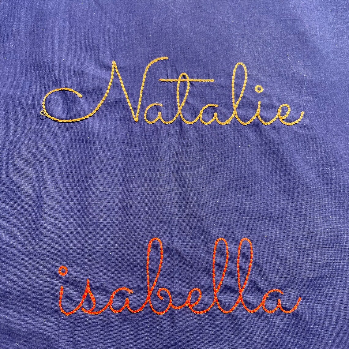 Thin Hand Stitch Effect Embroidery FONT Machine Embroidery Designs in 6 ...