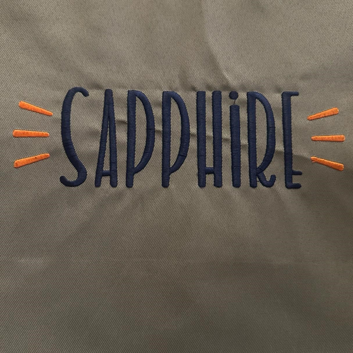 Sapphire Embroidery Font Digital Machine Embroidery Designs Files ...