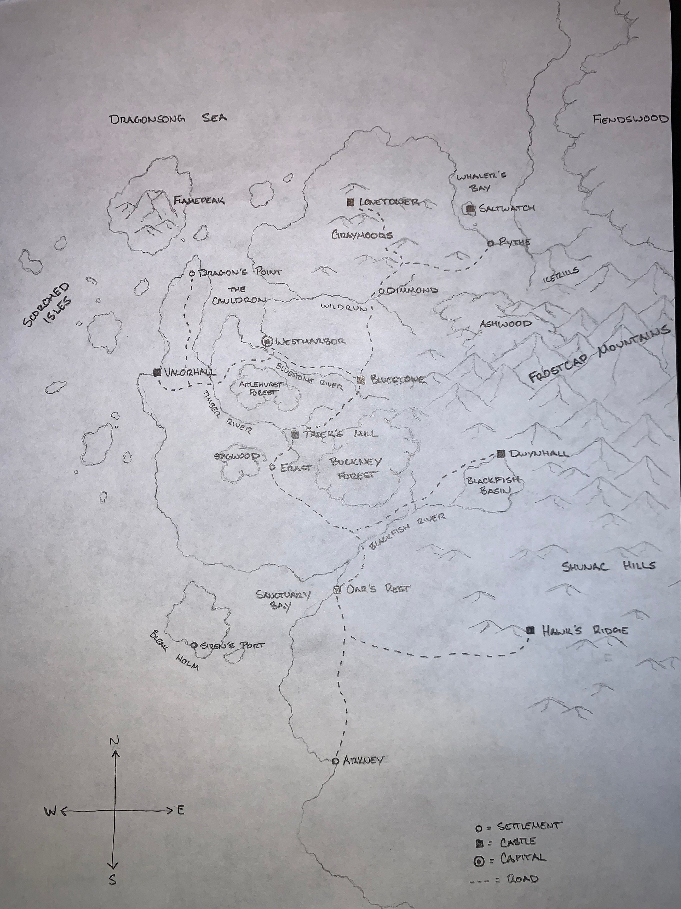 Finished Continent Map - Etsy