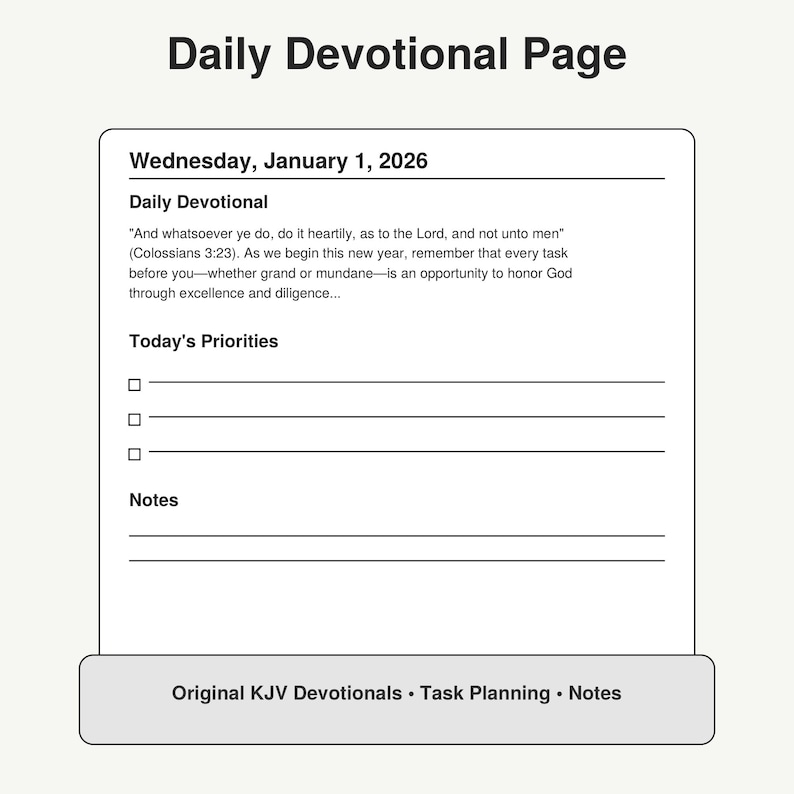 Christian Business Journal 2026 for Remarkable | Daily Devotional ...