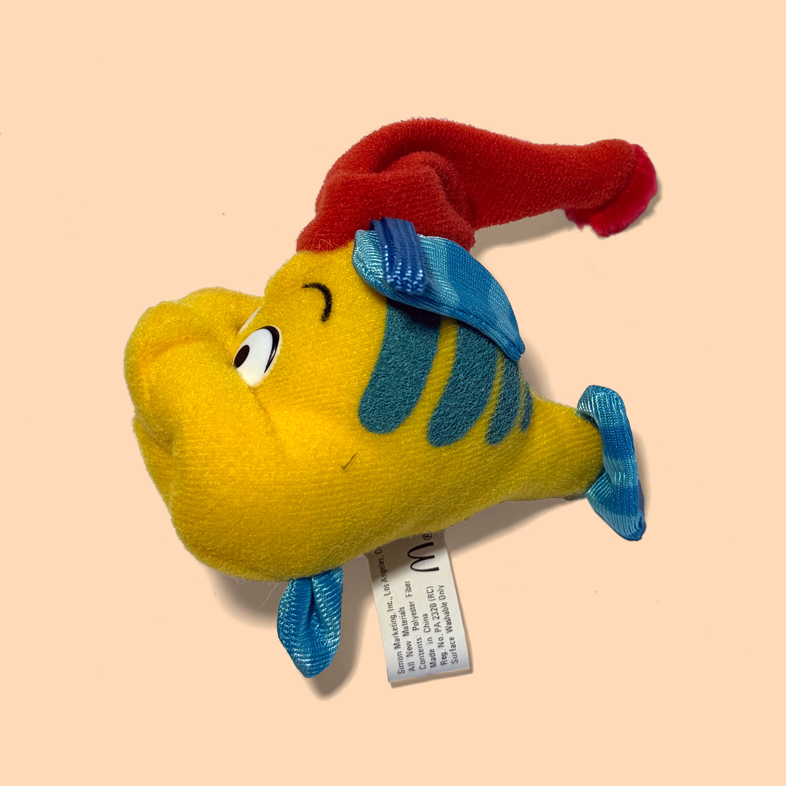 1989 Mcdonalds Happy Meal Little Mermaid Flounder Ornament - Etsy