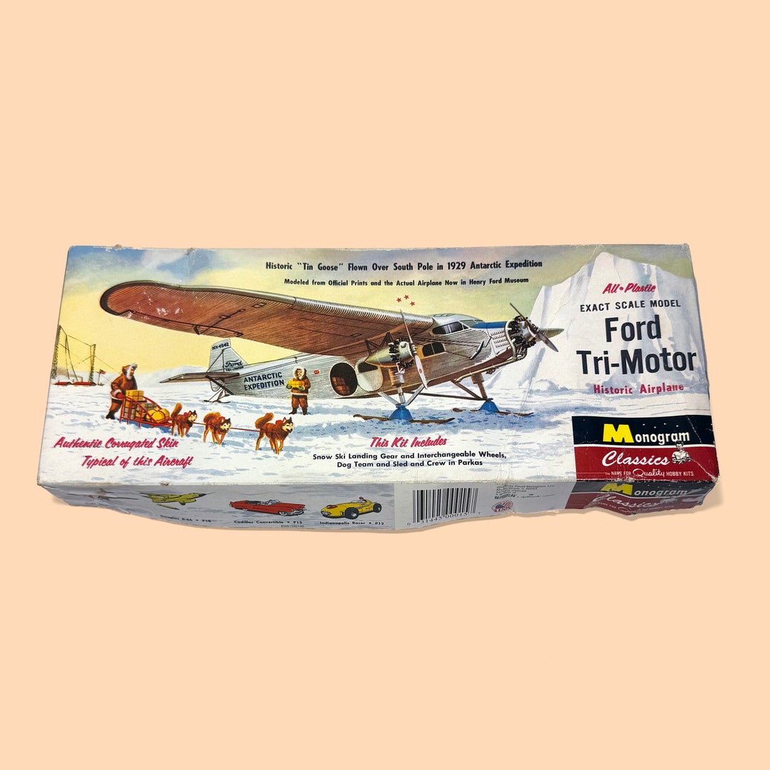 1990s Monogram Classics Ford Tri-motor Historic Airplane - Etsy