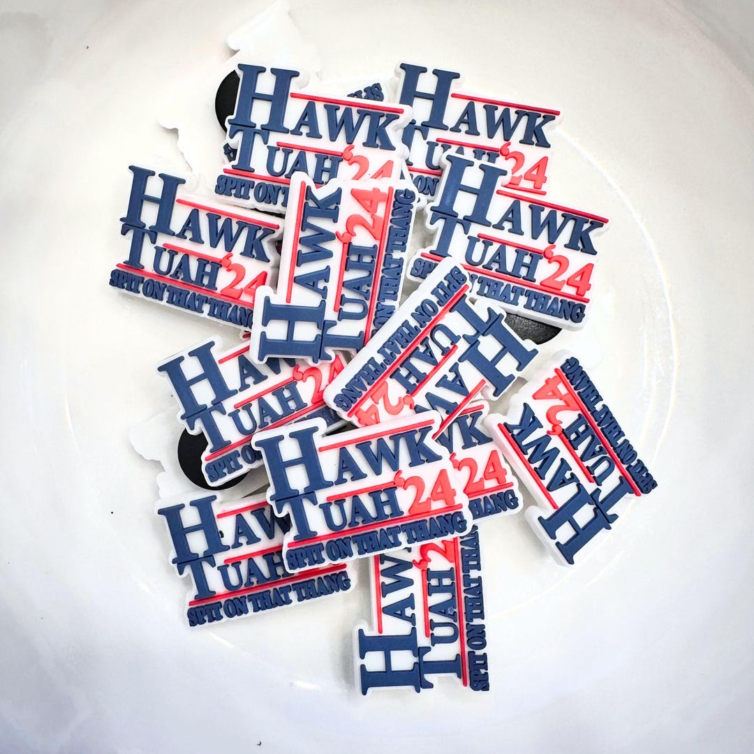 Hawk Tuah '24 Spit on That Thang Trendy Funny Viral Charm Shoe ...