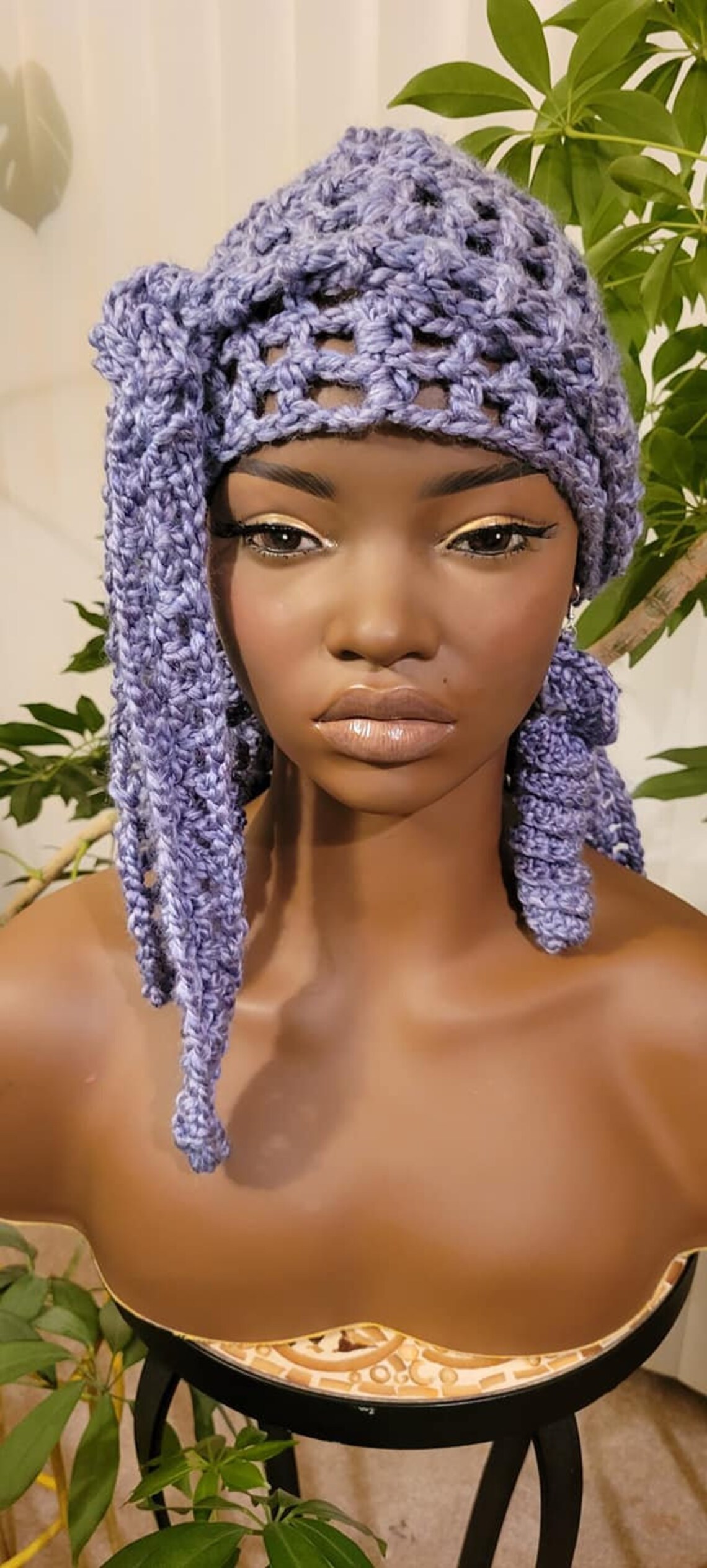 Gorgeous Crochet "multi-style Head Wrap/durag” W/ Bonus Earrings PDF ...
