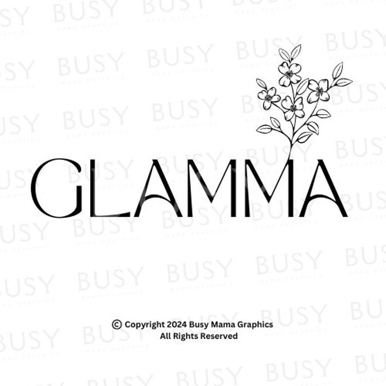 Glamma SVG, Mother's Day SVG, Fabulous Svg, Crewneck, T-shirt, Hoodie ...
