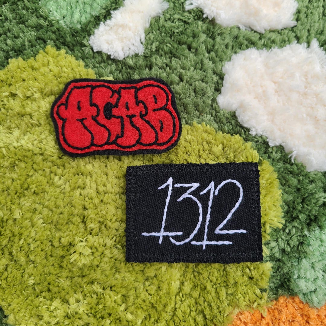 1312 & ACAB Handmade Sew-on Patches - Etsy