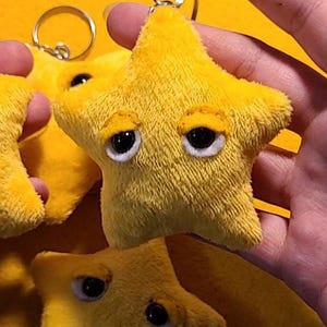 Sleepy Stars Handmade Plushie Keychains - Etsy