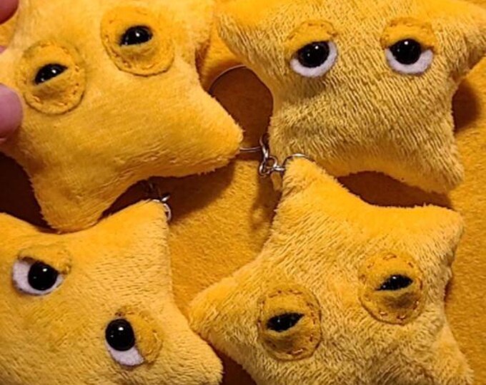 Sleepy Stars Handmade Plushie Keychains - Etsy