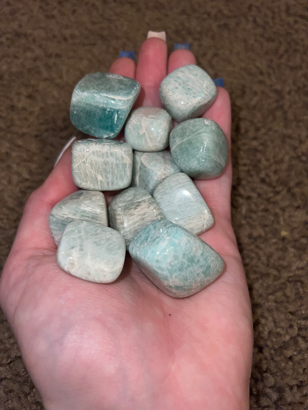 Amazonite Tumbles - Etsy