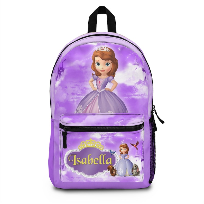 Personalized Sofia the First Backpack - Etsy