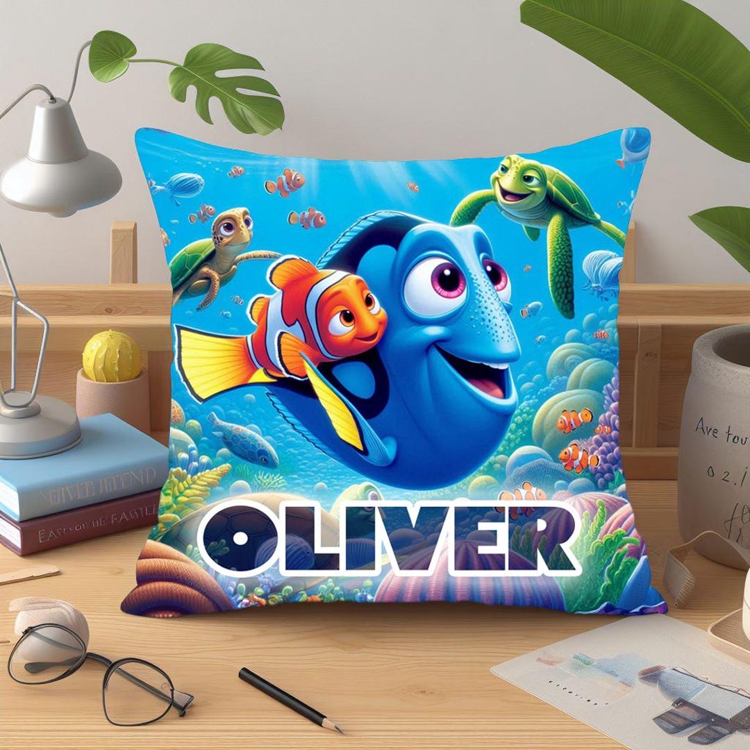 Finding Nemo Pillow Personalized With Your Name, 100% Polyester ...