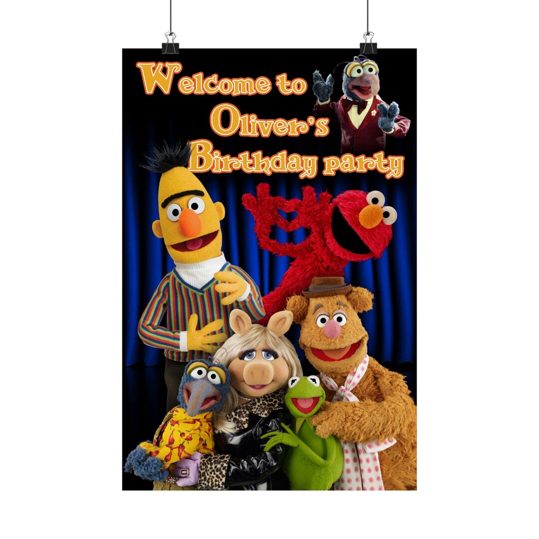 Personalized the Muppet Welcome Sign: Choose Between Muppet Babies or ...