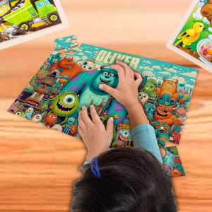 Monster Inc. Jigsaw Puzzle 30 Pieces - Free Gift Box - Customized for ...